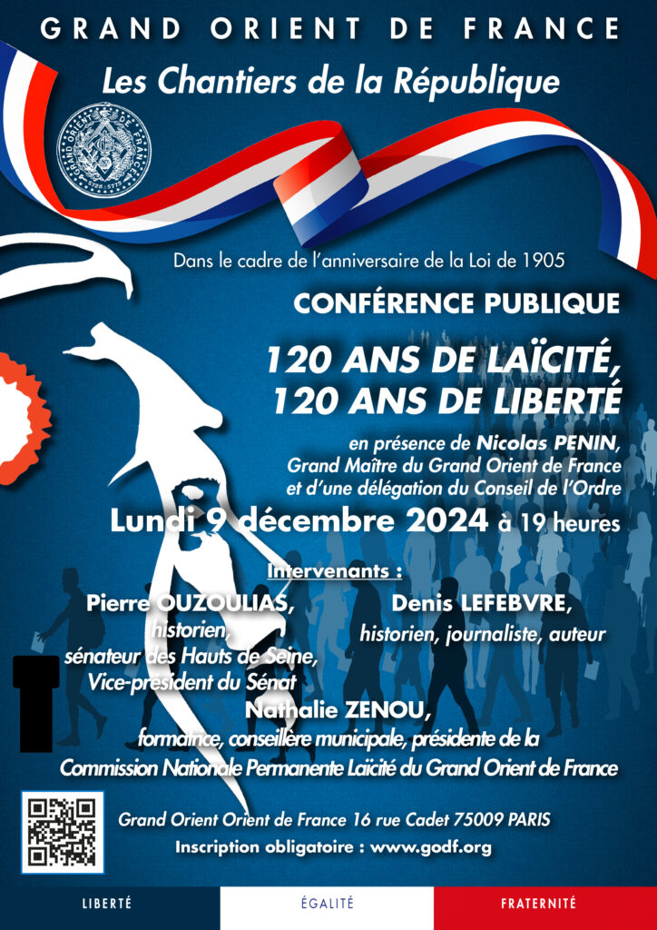 120 ans de laïcité, 120 ans de liberté - Grand Orient de France